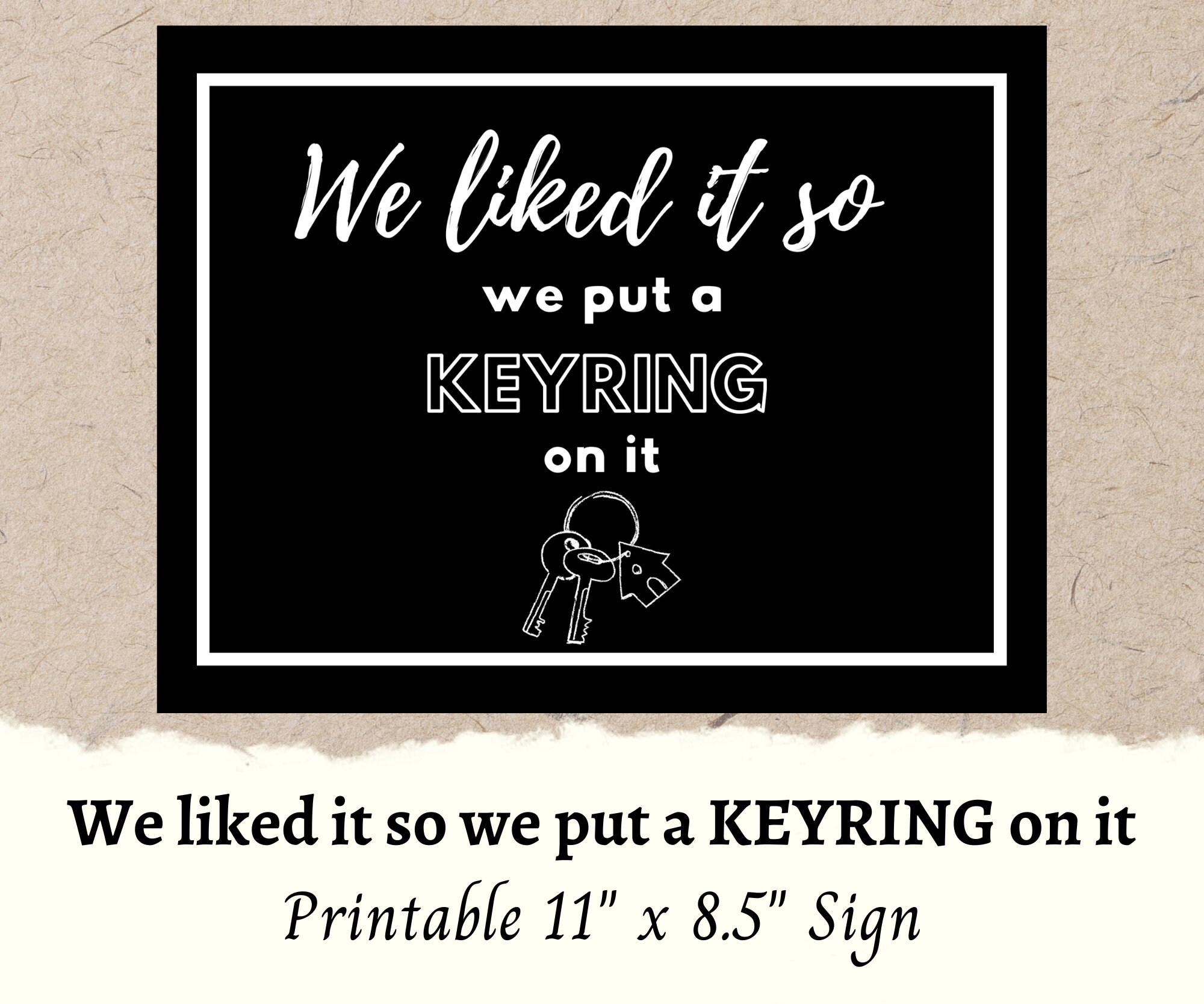 Printable First Home Sign, New Home Sign, We Bought a House, Our First ...