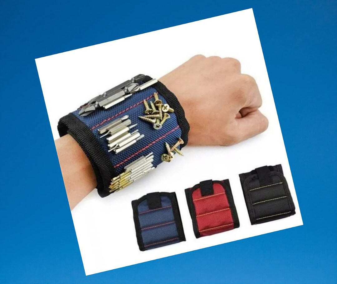 Magnetic Wristband Portable Tool Bag Electricians Wrist Tool Belt ...