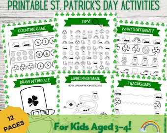 13 Easter Preschool Activities Printable Activity Bundle | Etsy