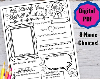 Grandmother's Mother Day Gift, Handprint Gift, First Mother's Day ...