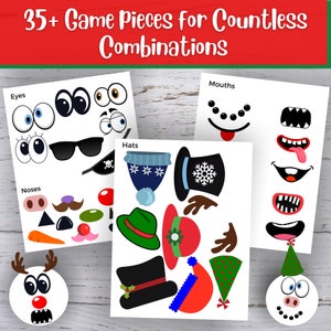 Wacky Snowman Christmas Activity, Roll a Snowman Game, Classroom Party ...