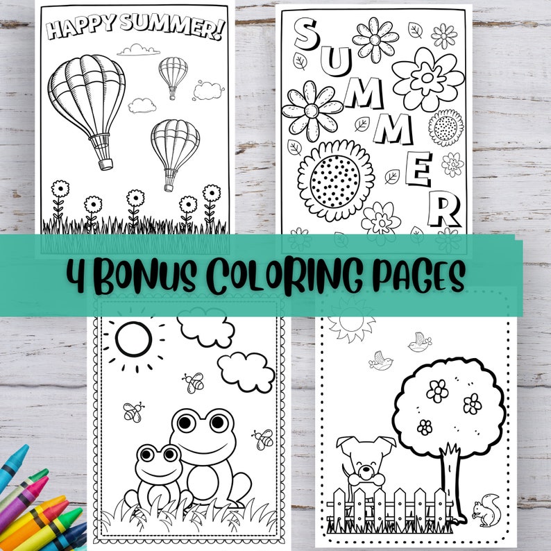 Summer Printable Bingo 30 Unique Bingo Cards Kids' - Etsy