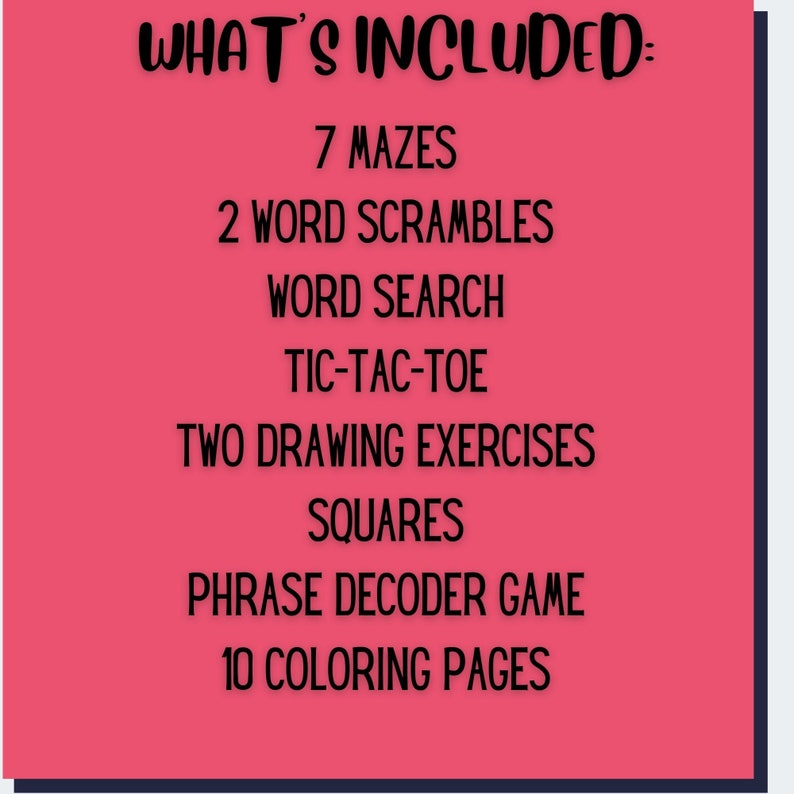 Spring Kids Activity Bundle, Printable Games, Coloring Pages (digital ...