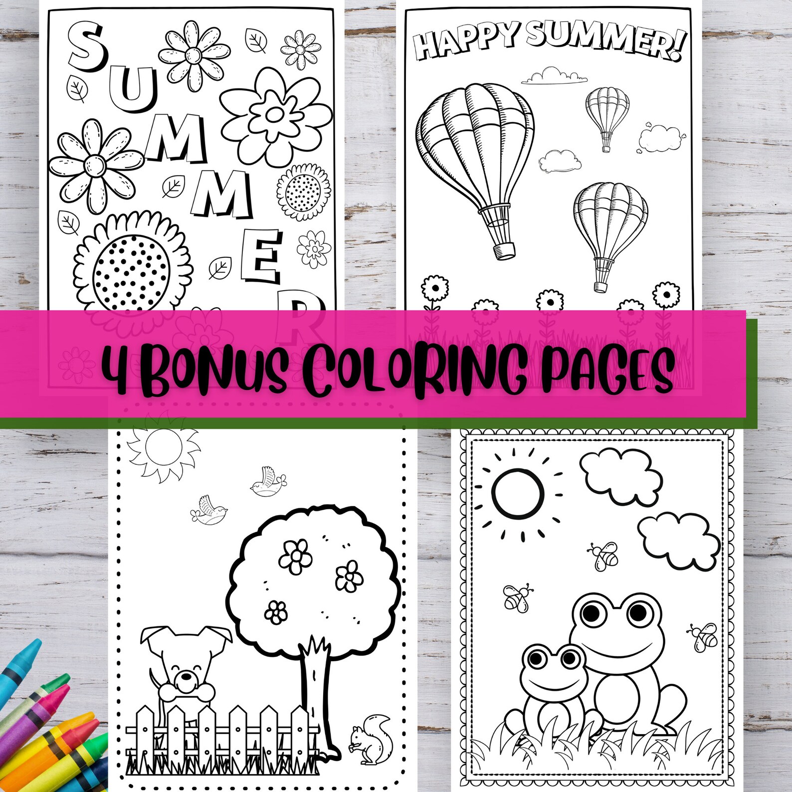 Summer I Spy Activity Summer Camp Printable Free Coloring - Etsy