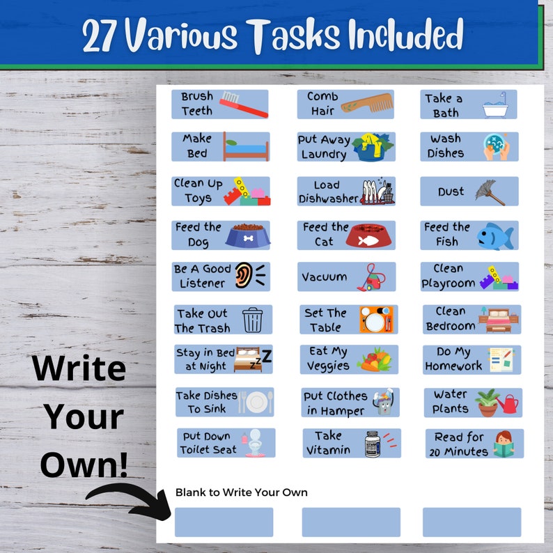 Race Car Chore Chart, Kid's Reward System (digital PDF) - Etsy