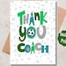 Football Thank You Card, Kids Thank You Note, Boys Sports Thank You ...
