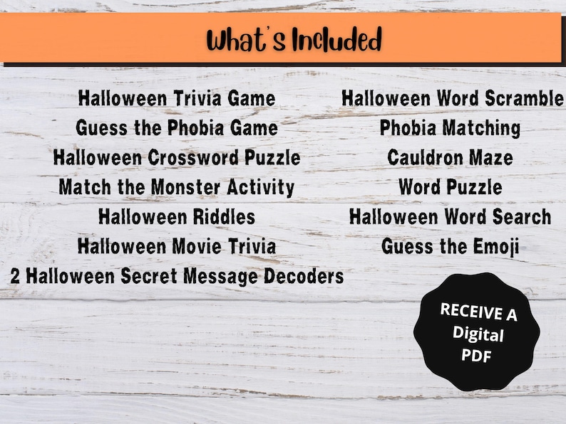 Halloween Party Games, Kids and Teentrivia, Charades, Emoji Activities ...