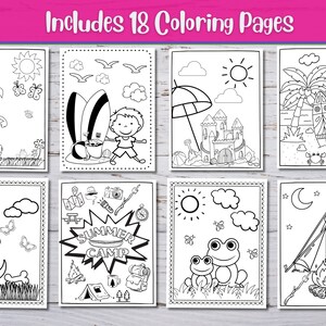 40 Summer Kids Activities, Summer Camp Activity, Printable Activity ...