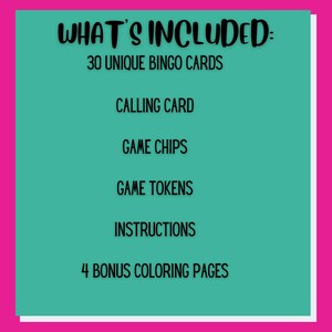 Summer Printable Bingo, 30 Unique Bingo Cards, Kids' Summer Camp ...
