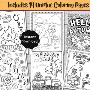 40 Fall Kids Activities, Fall Printable Activity, Printable Activity ...