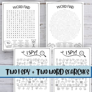 20 Printable Hanukkah Activities, Hanukkah Activity Bundle, Kid's ...