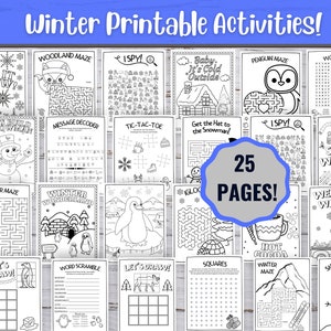 Four Season Kids Activity Bundle, Coloring Pages (digital Download) - Etsy
