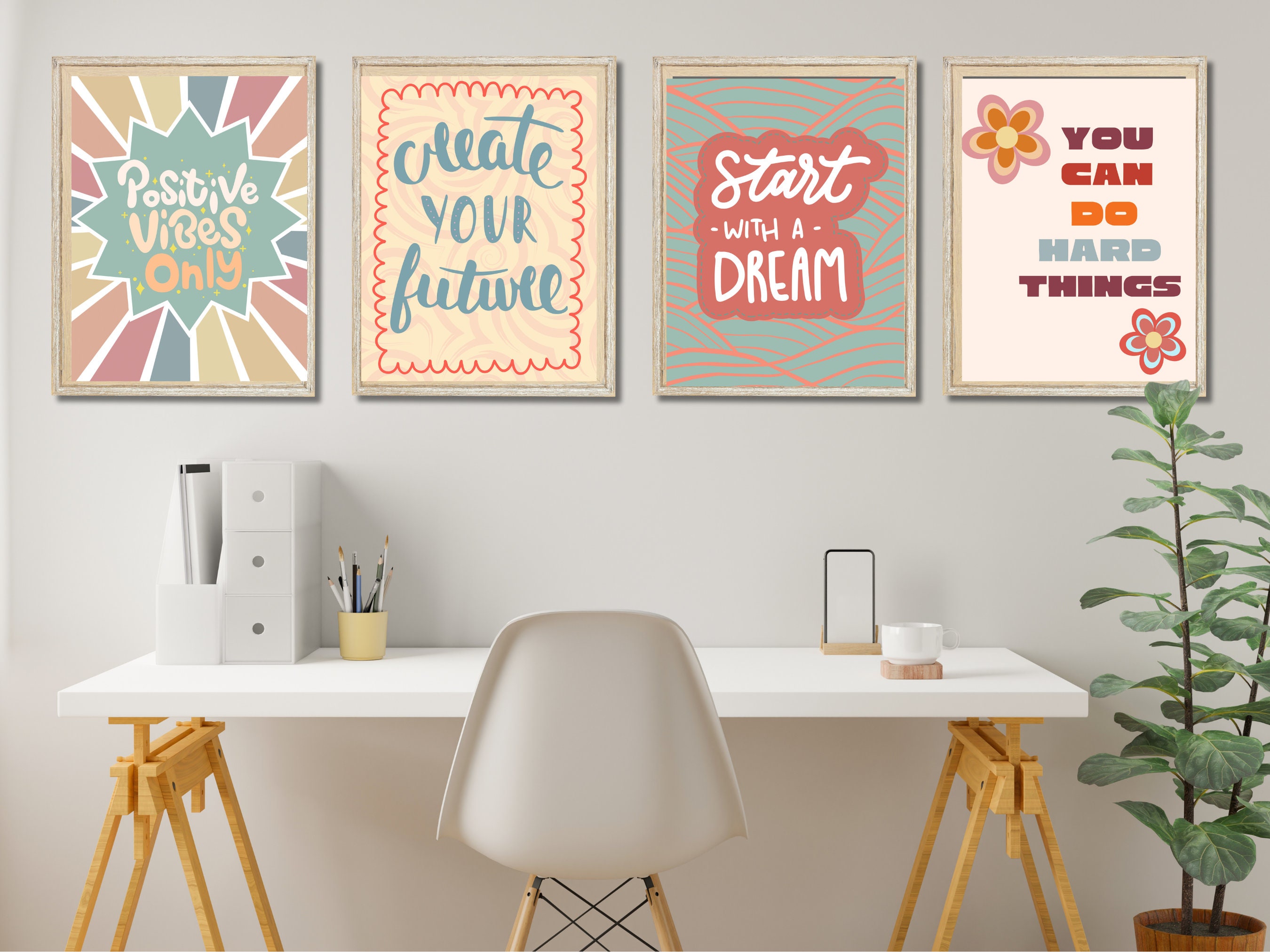 Motivational Classroom Posters, Positive Quotes Art (digital Download ...