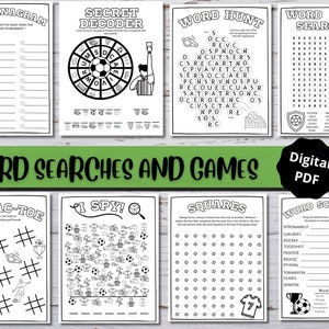 35 Printable Soccer Activities, Soccer Party Games, World Cup ...