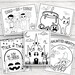 10 Halloween Coloring Pages, Printable Kids Halloween Activities ...