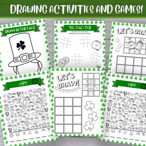 St. Patrick's Day Printable Kids Activity Bundle, St Patricks Day ...