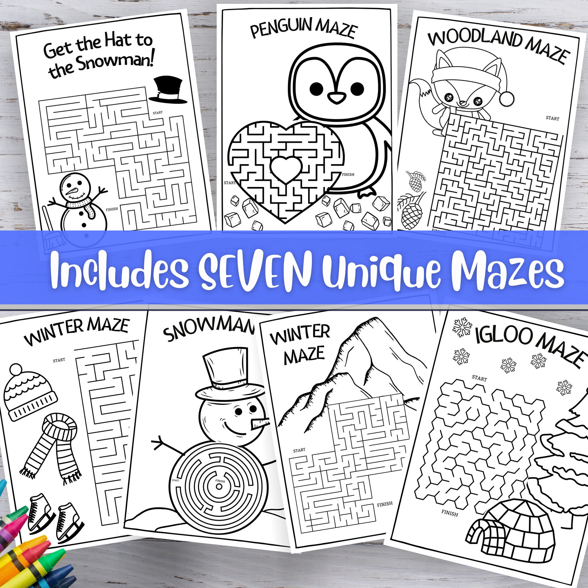 25 Winter Kids Activities Winter Printable Activity - Etsy Australia