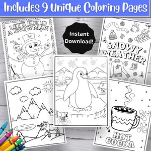 25 Winter Kids Activities, Winter Printable Activity, Printable ...