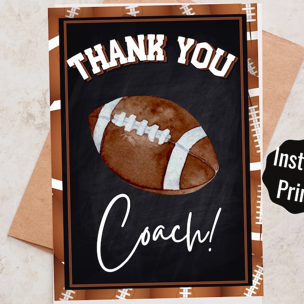 Coach Thank You - Etsy