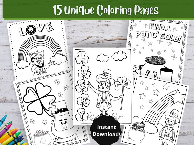 St. Patrick's Day Activity Bundle, Bingo, Mazes, Coloring Pages ...