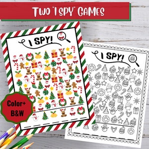 Christmas Activity Bundle, Bingo, I Spy, Mazes (printable) - Etsy