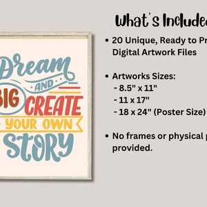 Motivational Classroom Posters, Positive Quotes Art (digital Download ...