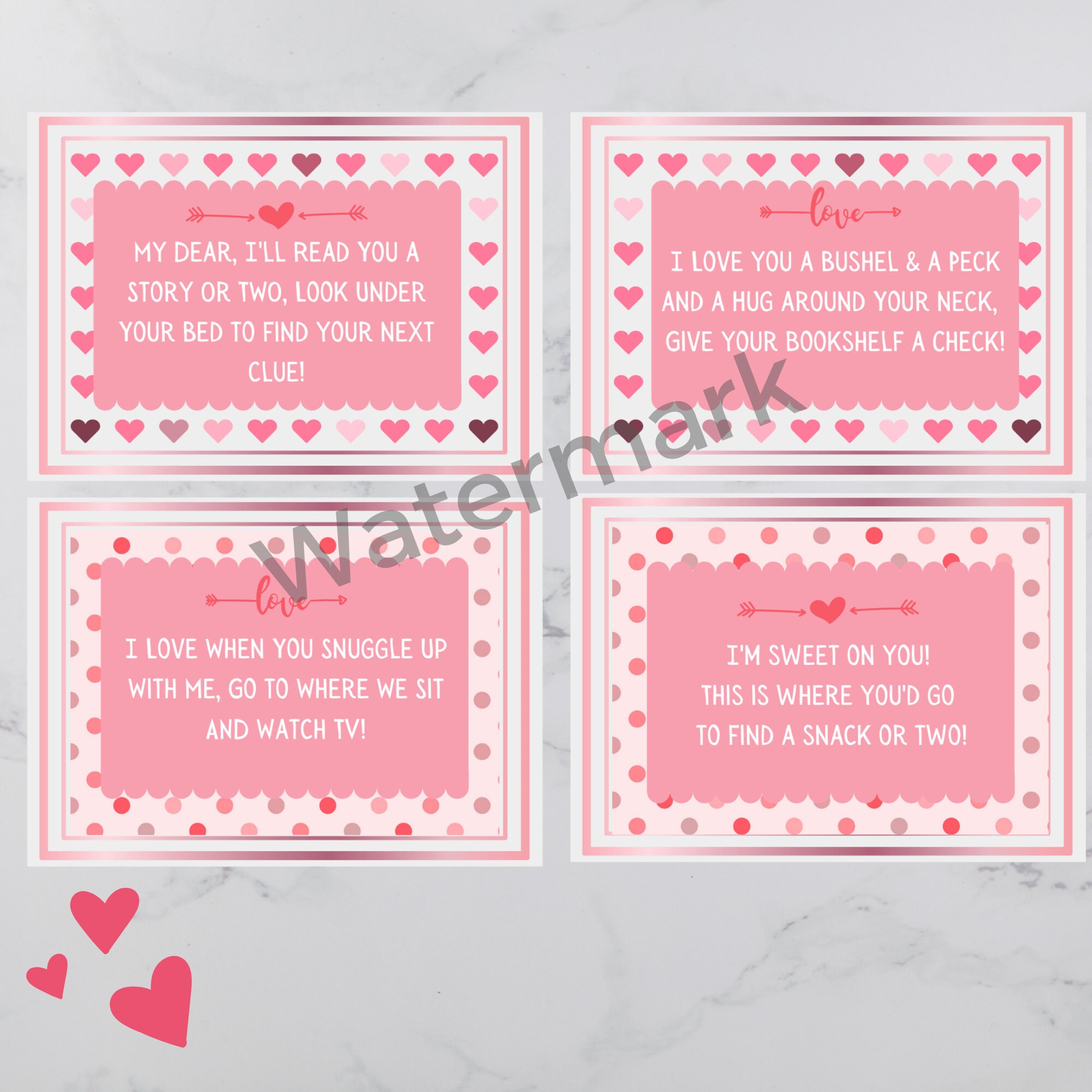 Valentine's Day Scavenger Hunt Valentine's Day - Etsy