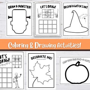 50 Printable Kids Halloween Activities, Halloween Party Games ...