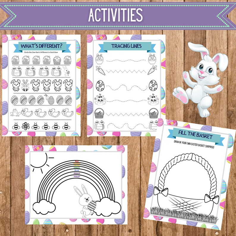 13 Easter Preschool Activities Printable Activity Bundle | Etsy
