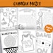 20 Printable Basketball Activities, Basketball Party Games, March ...