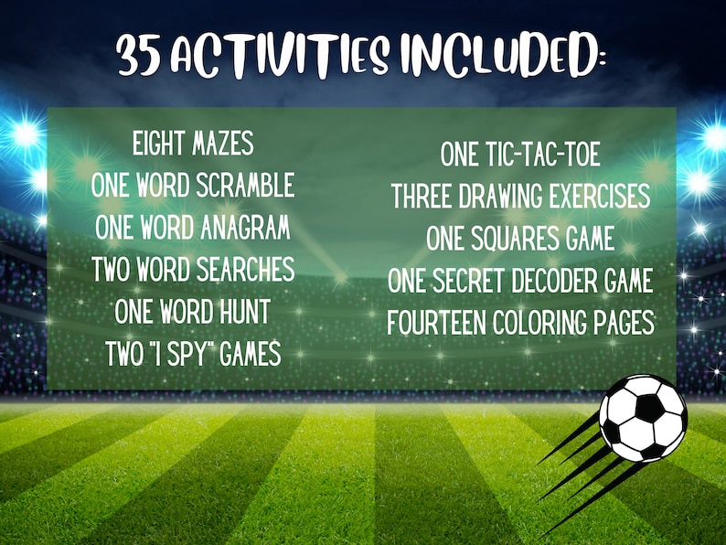 35 Printable Soccer Activities, Soccer Party Games, World Cup ...