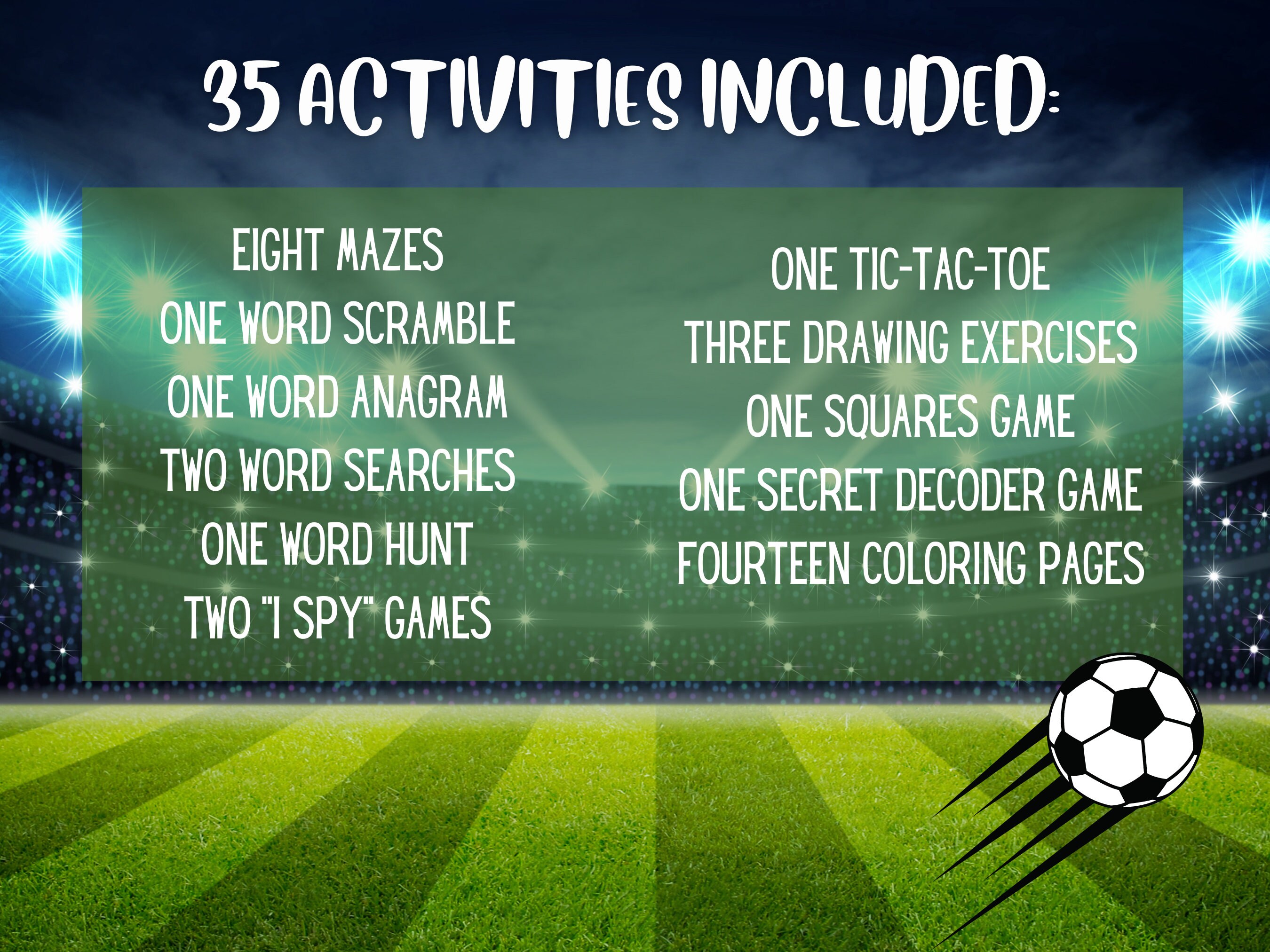 35 Printable Soccer Activities, Soccer Party Games, World Cup ...