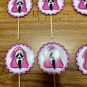 Ghostface Girly Scream Cupcake Toppers Lot of 12 - Etsy