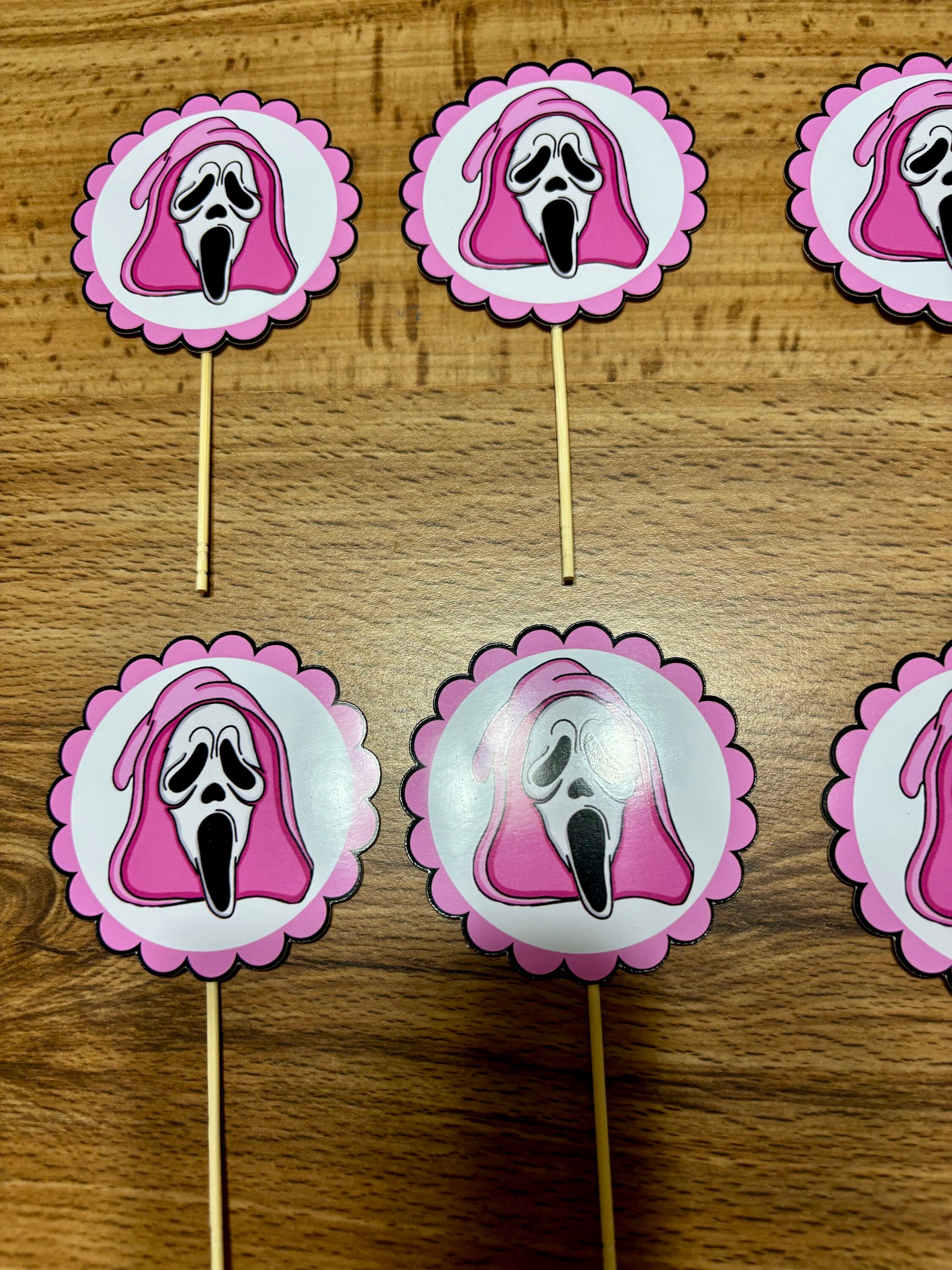 Ghostface Girly Scream Cupcake Toppers Lot of 12 - Etsy