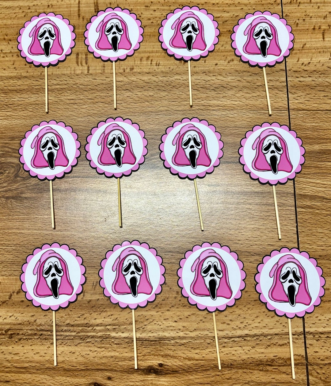 Ghostface Girly Scream Cupcake Toppers Lot of 12 - Etsy