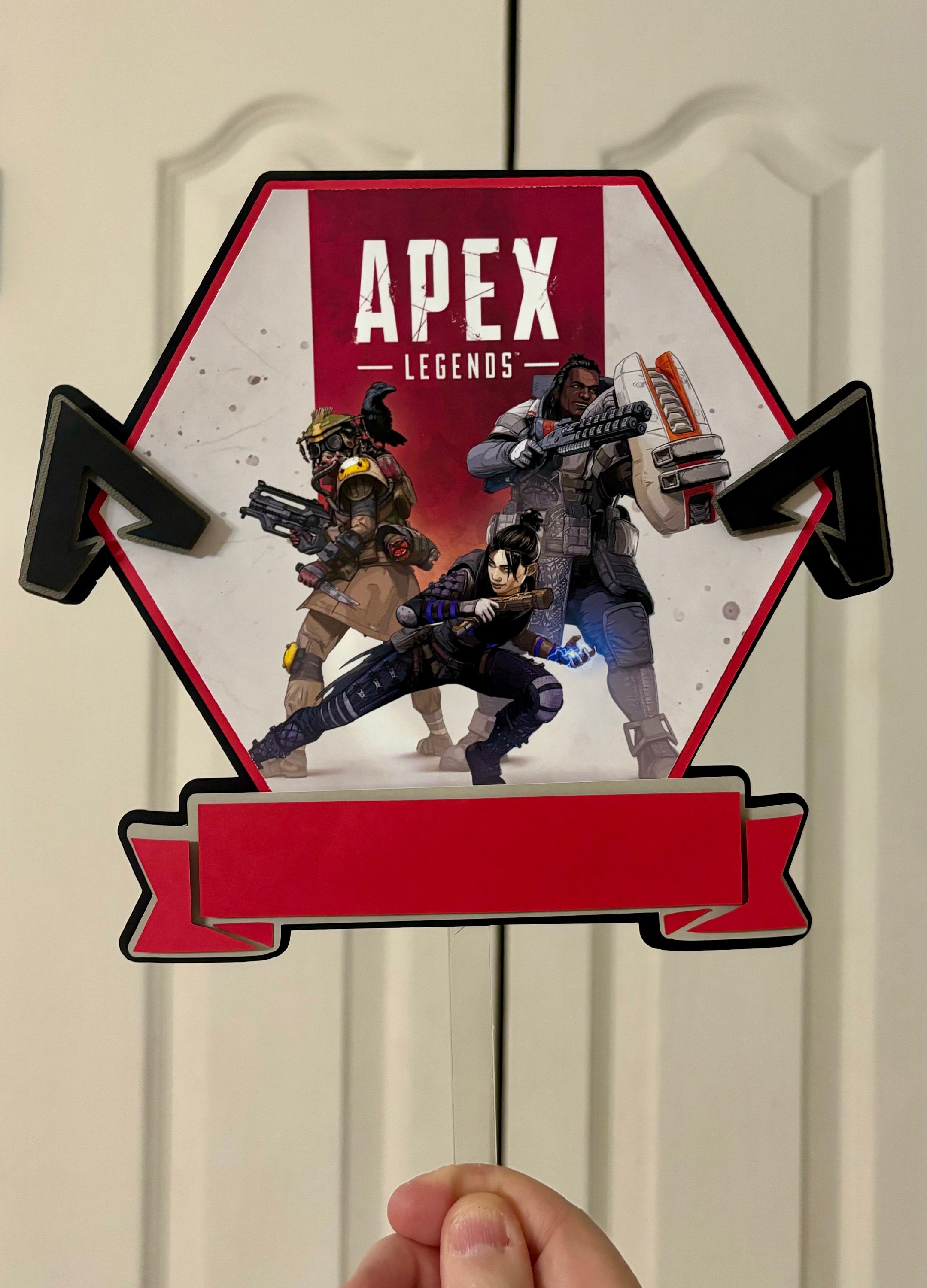 Video game apex legends card stock cake topper - Etsy Portugal