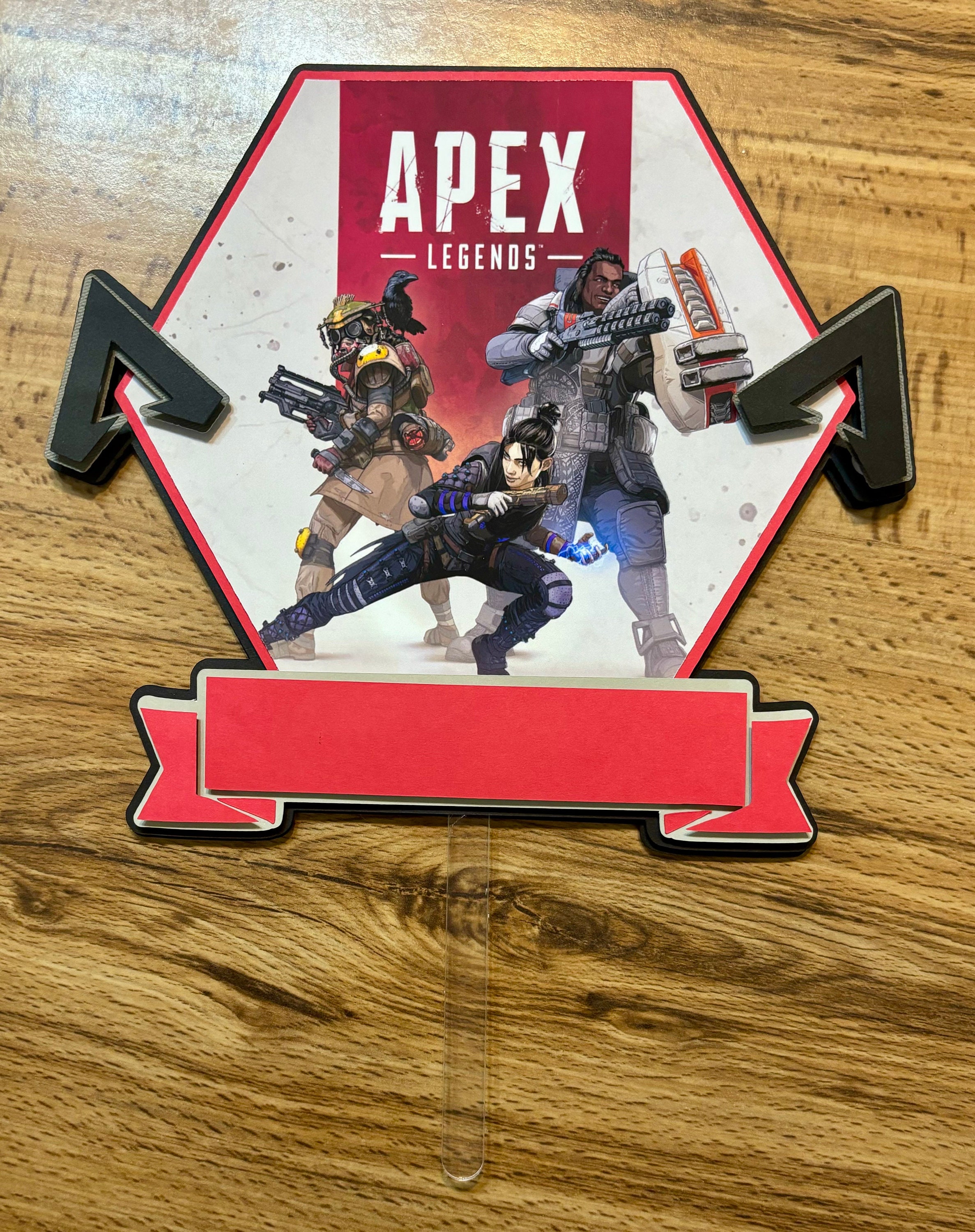 Video game apex legends card stock cake topper - Etsy Portugal