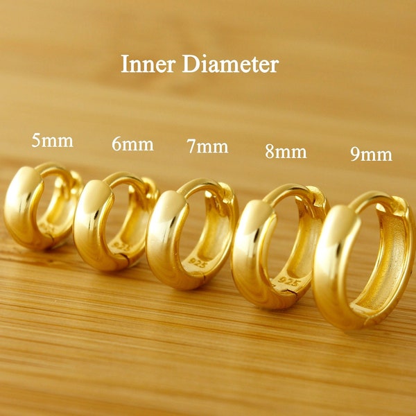 Simple Gold Hoops - Etsy