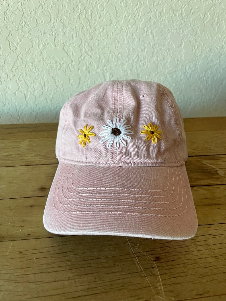 Floral Embroidered Cap, Baseball Cap, Embroidered Baseball Cap ...