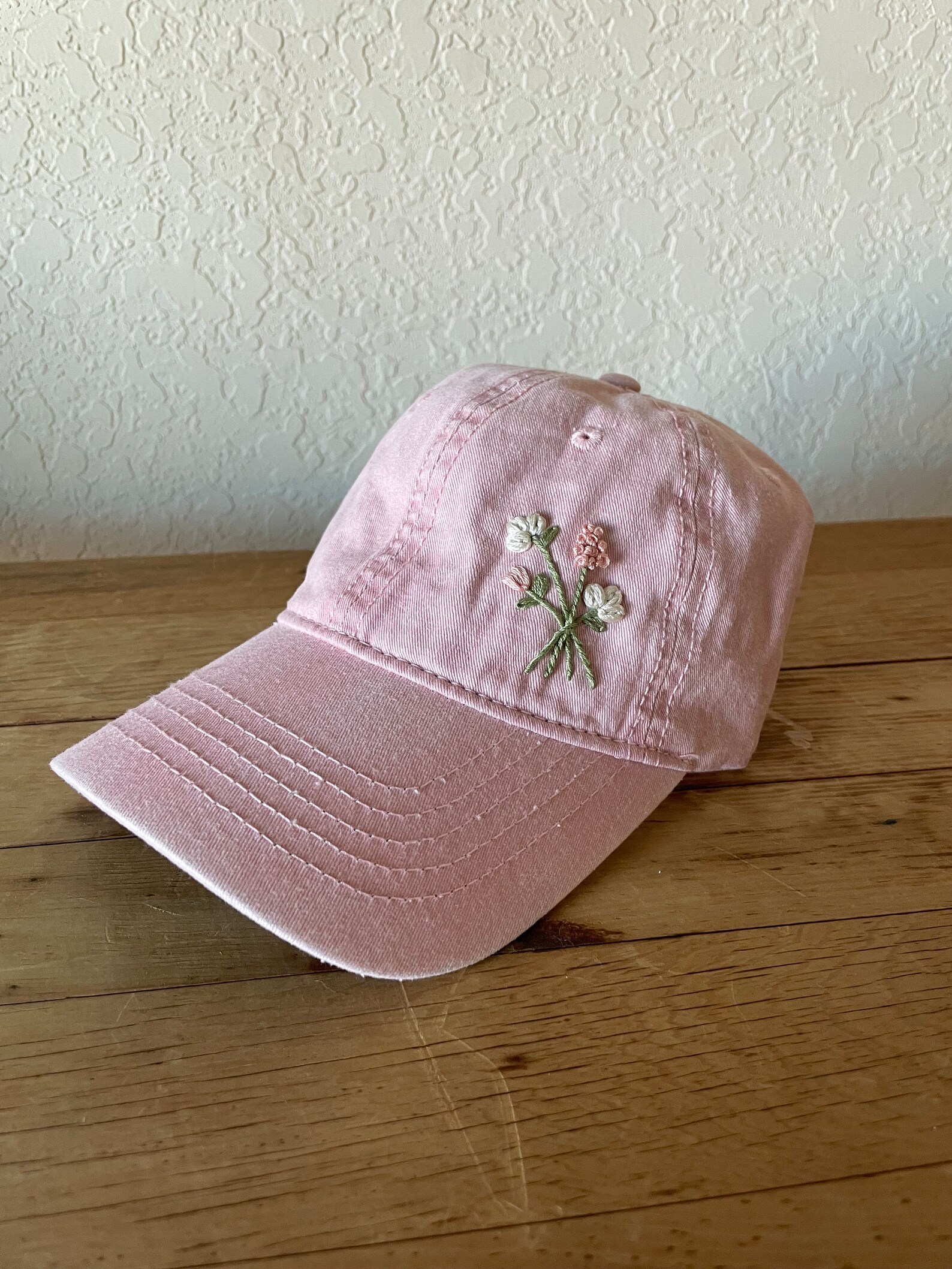 Floral Embroidered Cap, Baseball Cap, Embroidered Baseball Cap ...