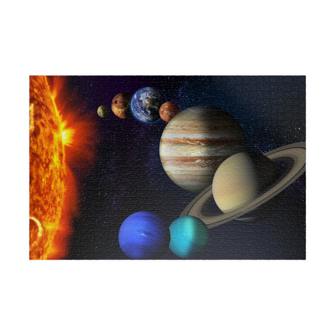 Explore the Universe: Solar System Adventure Puzzle for Kids - Etsy