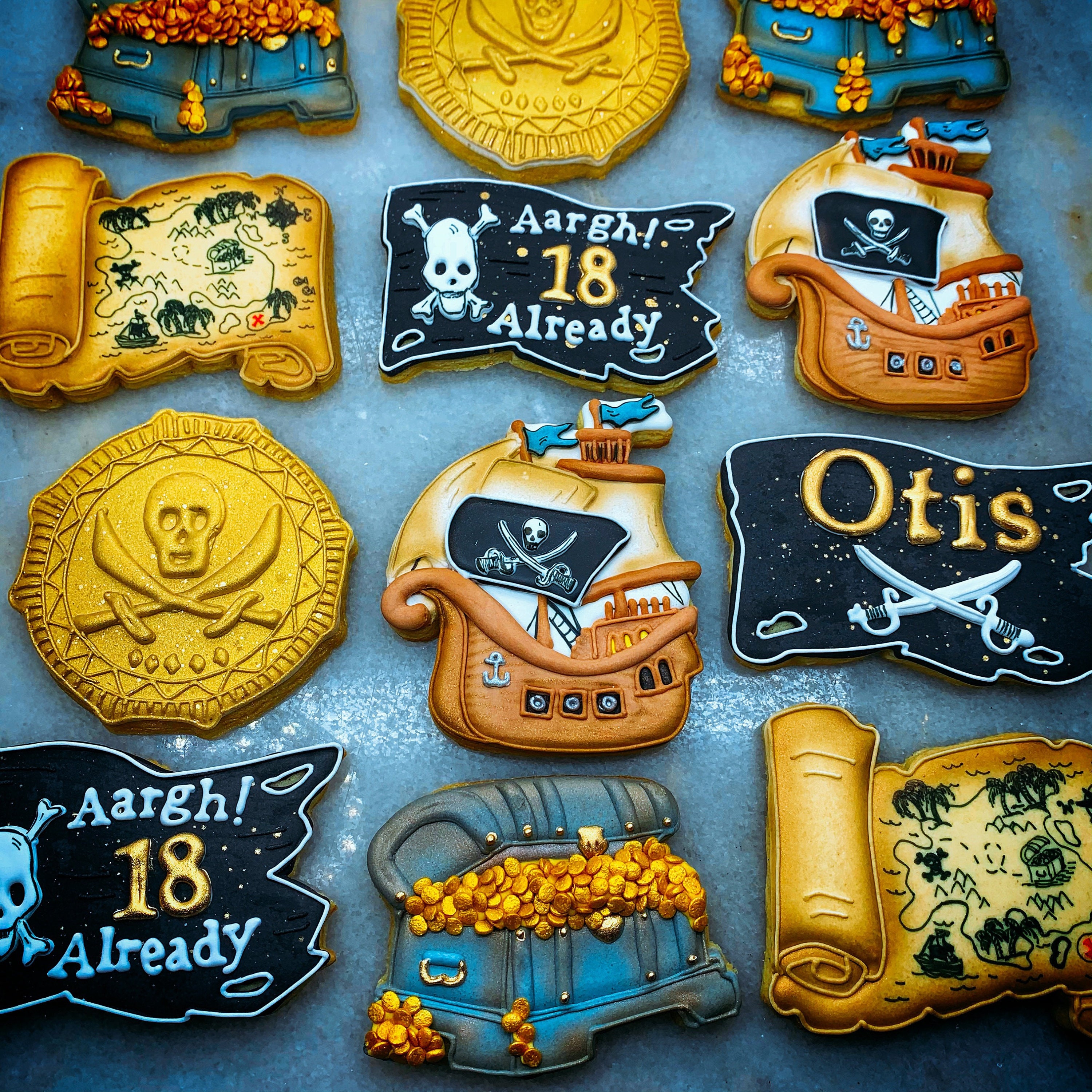 Pirate Themed Cookie Cutter Set | Etsy