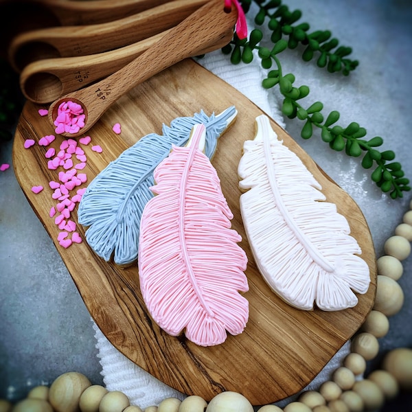 Feather Cookie - Etsy