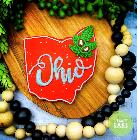 Ohio State Outline Cookie Cutter | Etsy