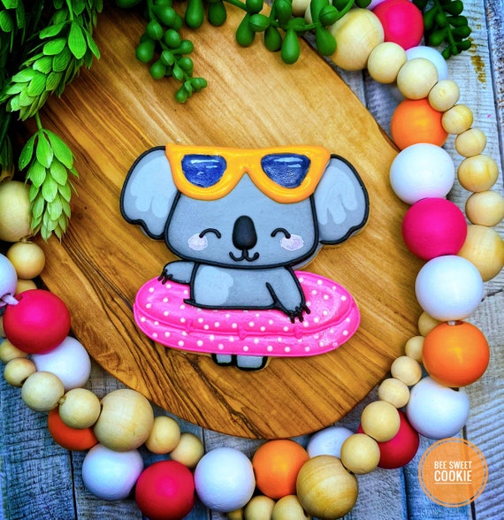 Koala in a Pool Float | Etsy