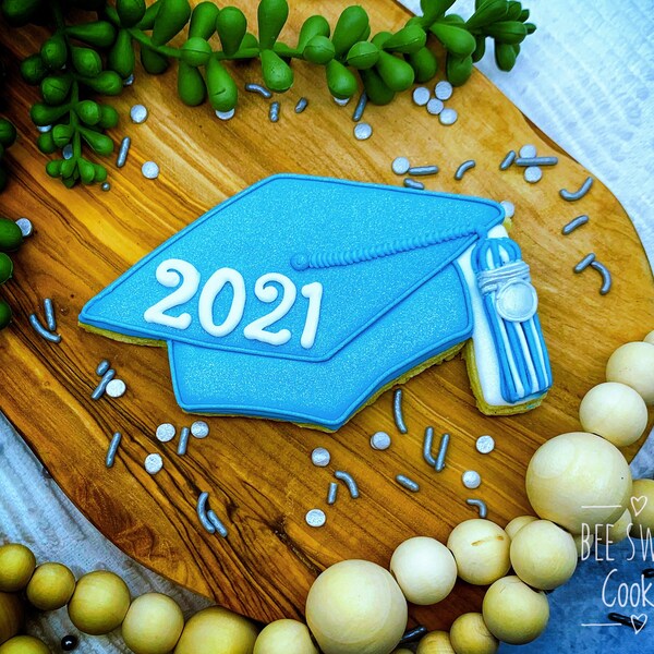 Graduation Cap Cookie - Etsy