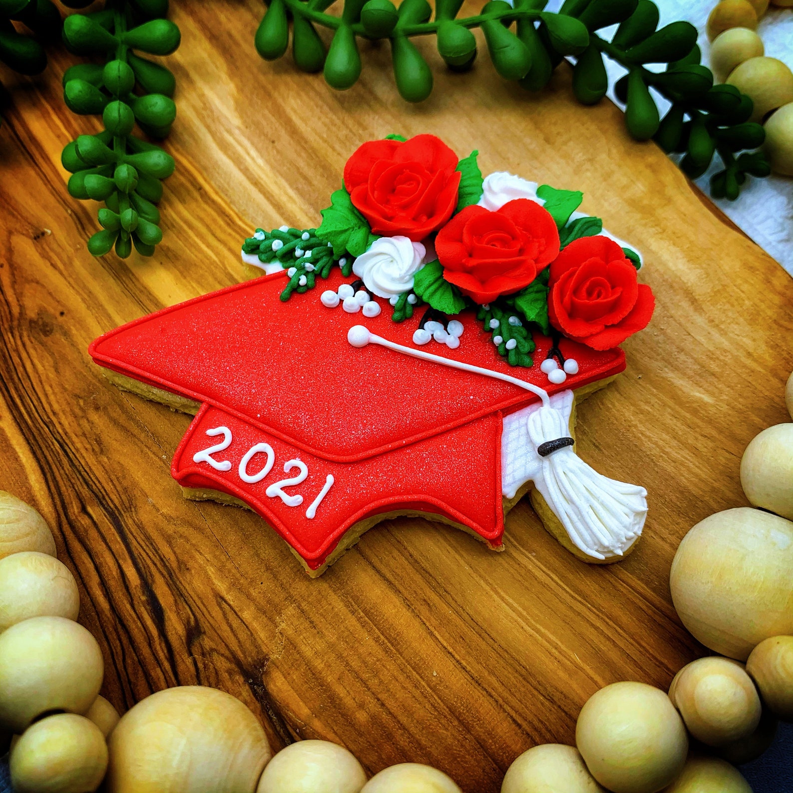 Floral Graduation Cap - Etsy