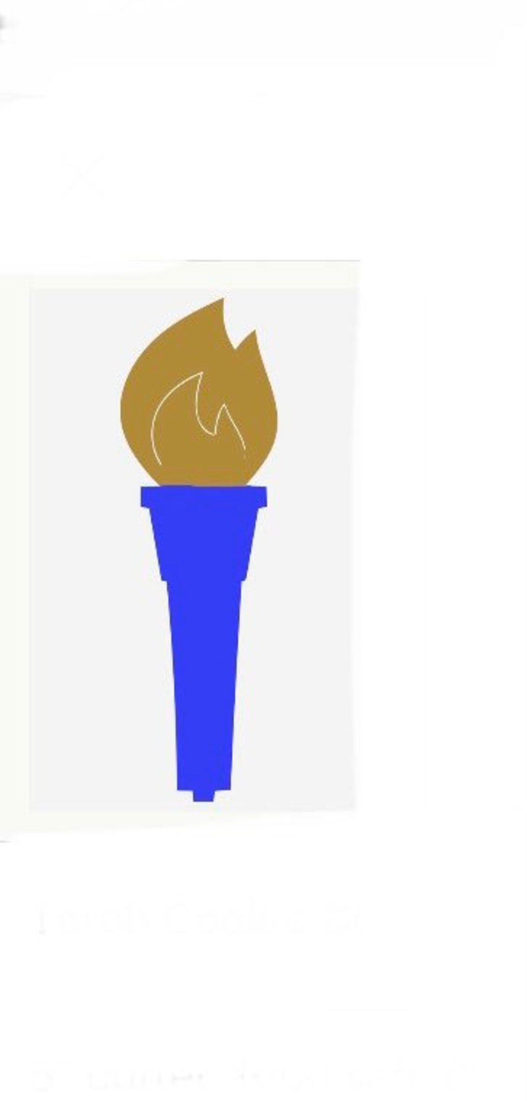 Torch Cookie Cutter - Etsy