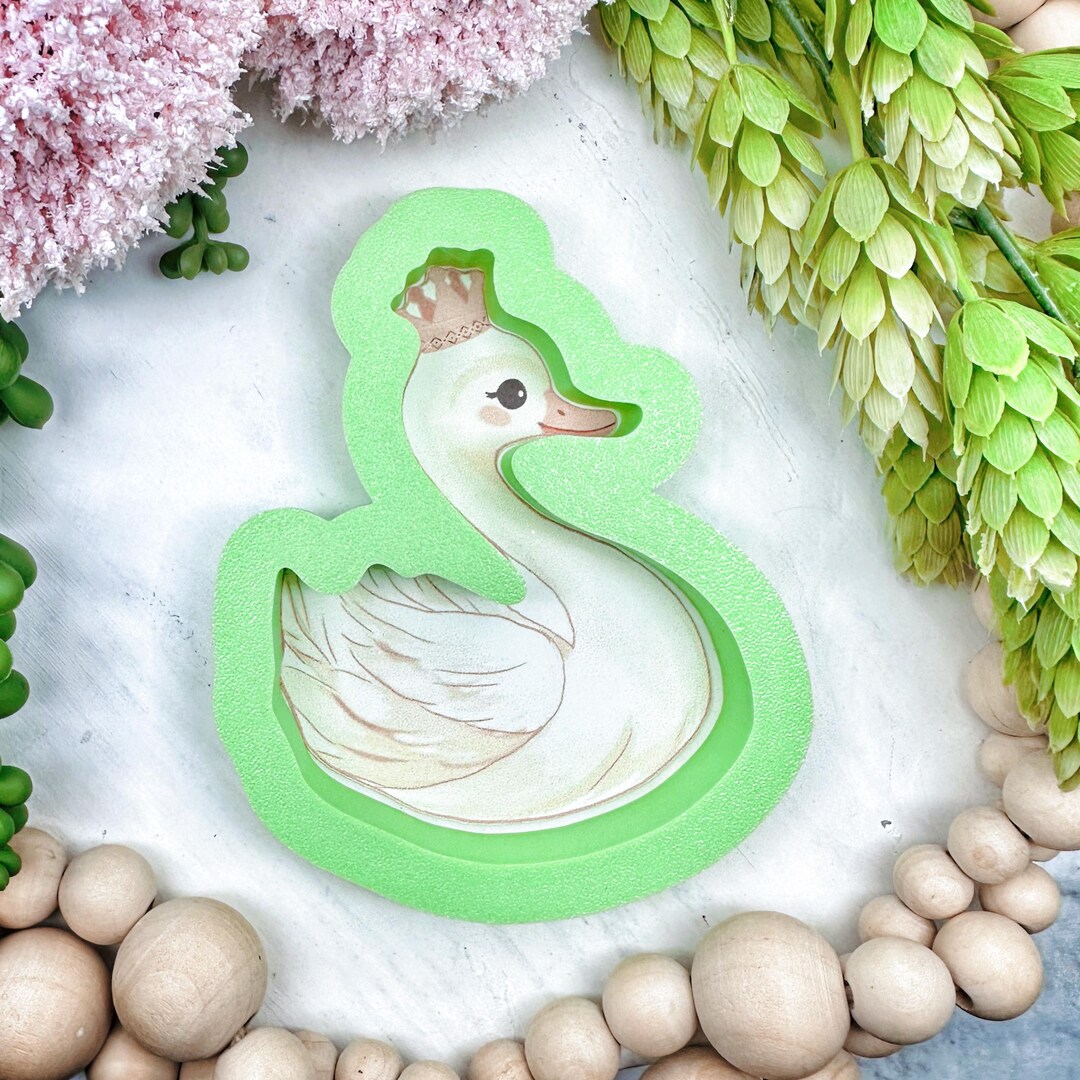 Swan With Crown Cookie Cutter - Etsy
