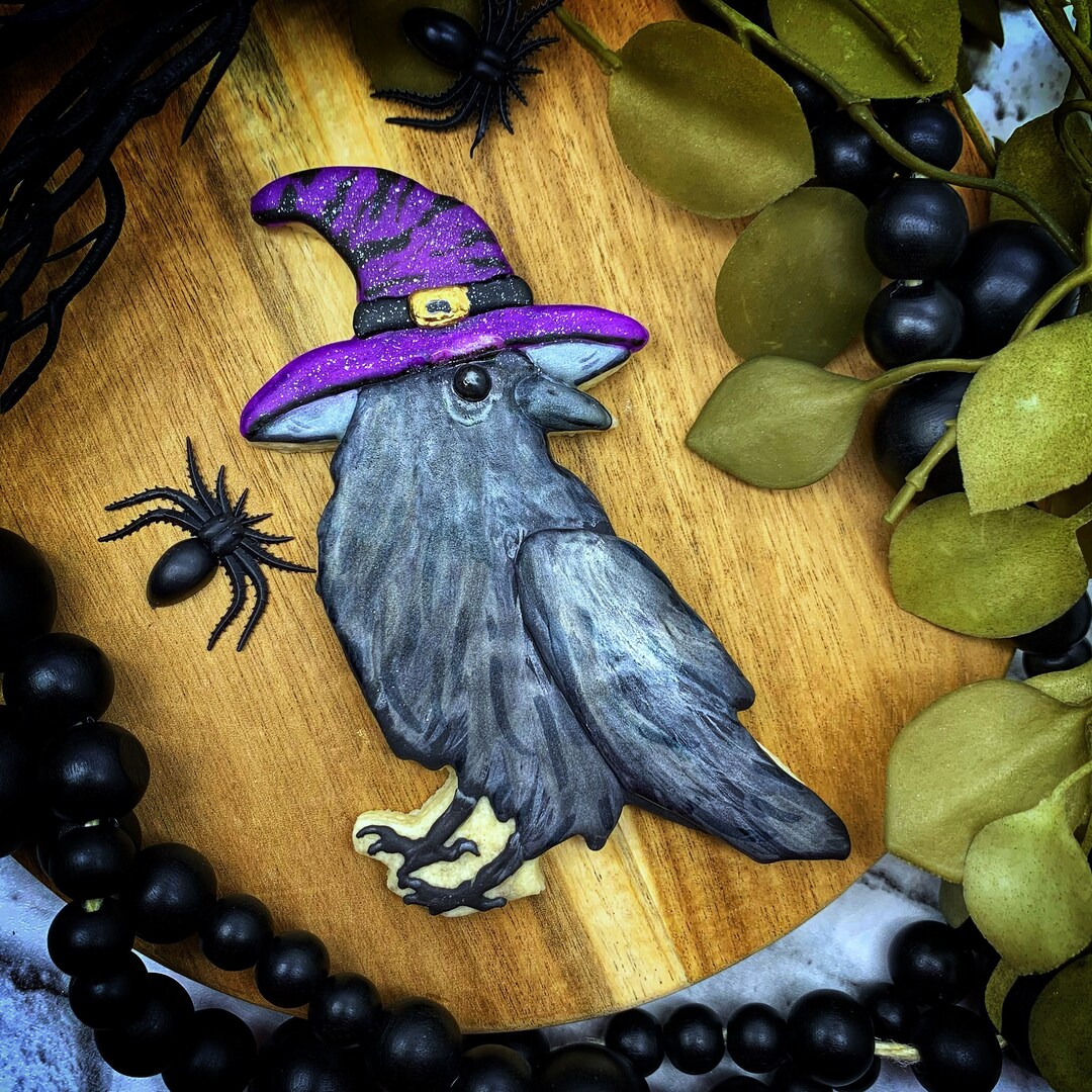 Raven With Hat Cookie Cutter - Etsy